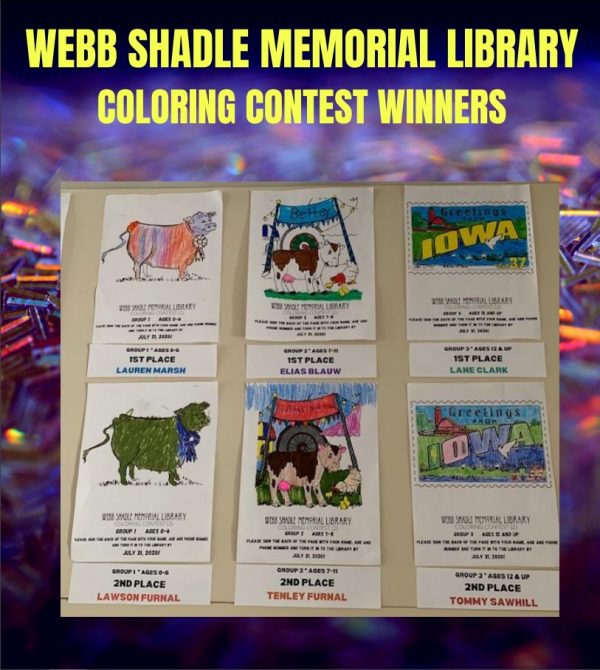 COLORING CONTEST WINNERS – Webb Shadle Public Library